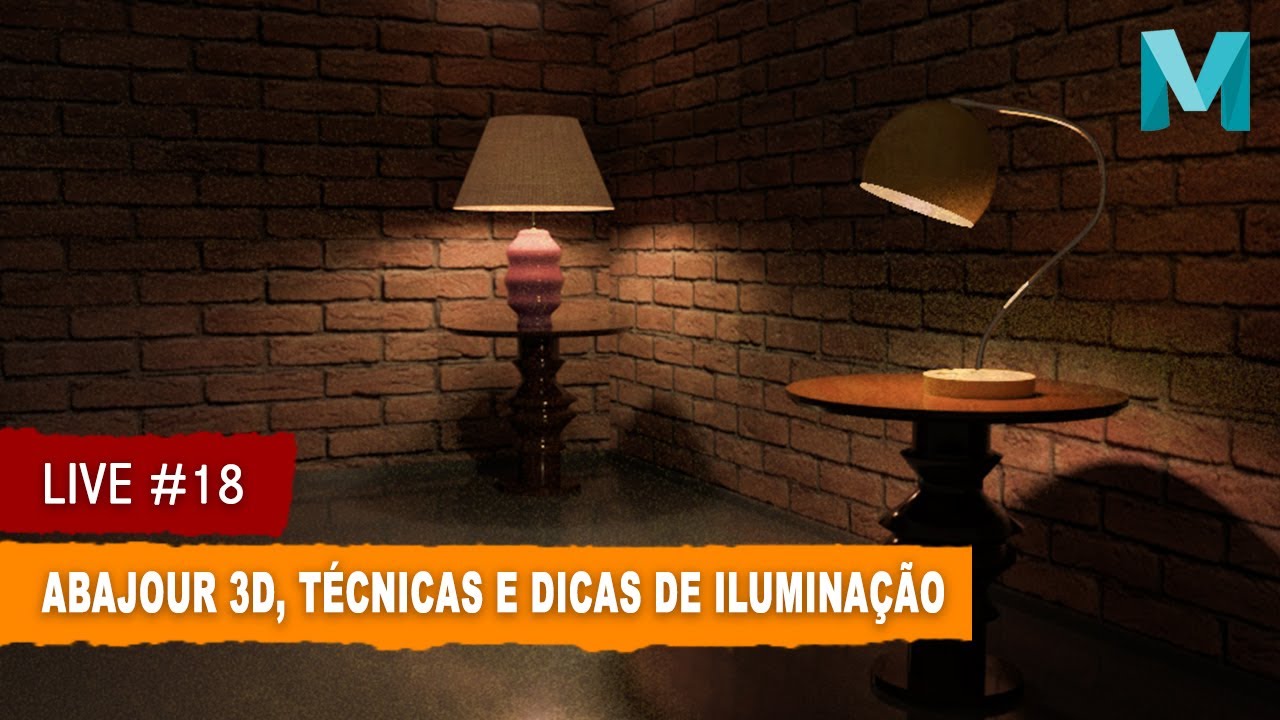 Live #18 - Abajour, como criar, técnicas e dicas de iluminação - YouTube