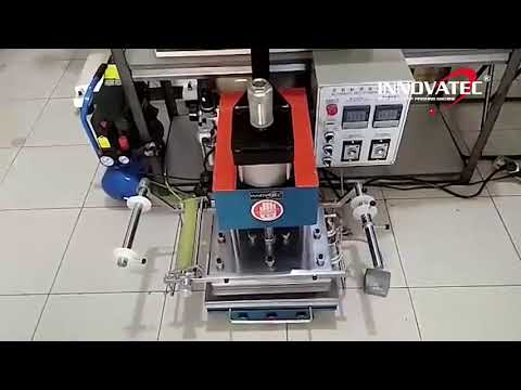 PALING CANGGIH! MESIN HOTPRINT EMBOSS PNEUMATIC HIDROLIS FULL OTOMATIS ...