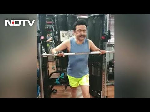 Watch: MK Stalin Hits The Gym In Latest Video, Sets Fitness Goals - YouTube
