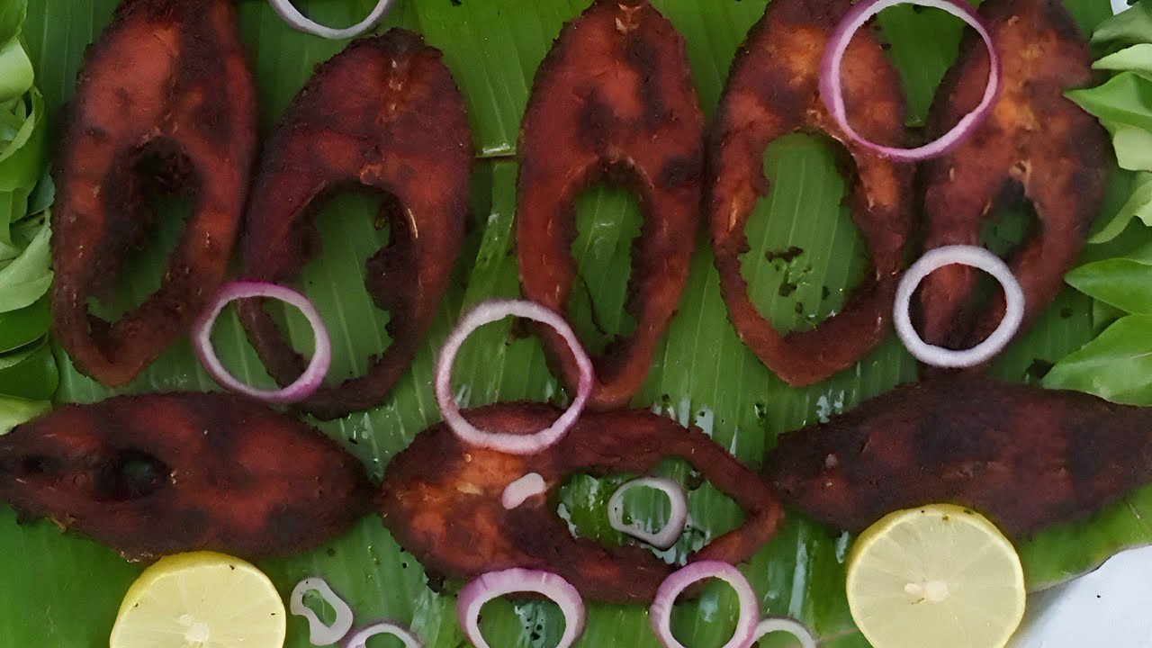 FISH FRY RECIPE| jilebi fish spicy masala kendai fish fry recipe ...