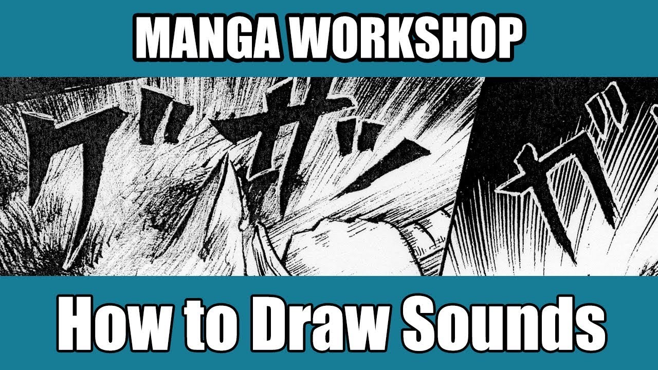 KakiMoji: How Manga Artists Draw Sound FX - YouTube