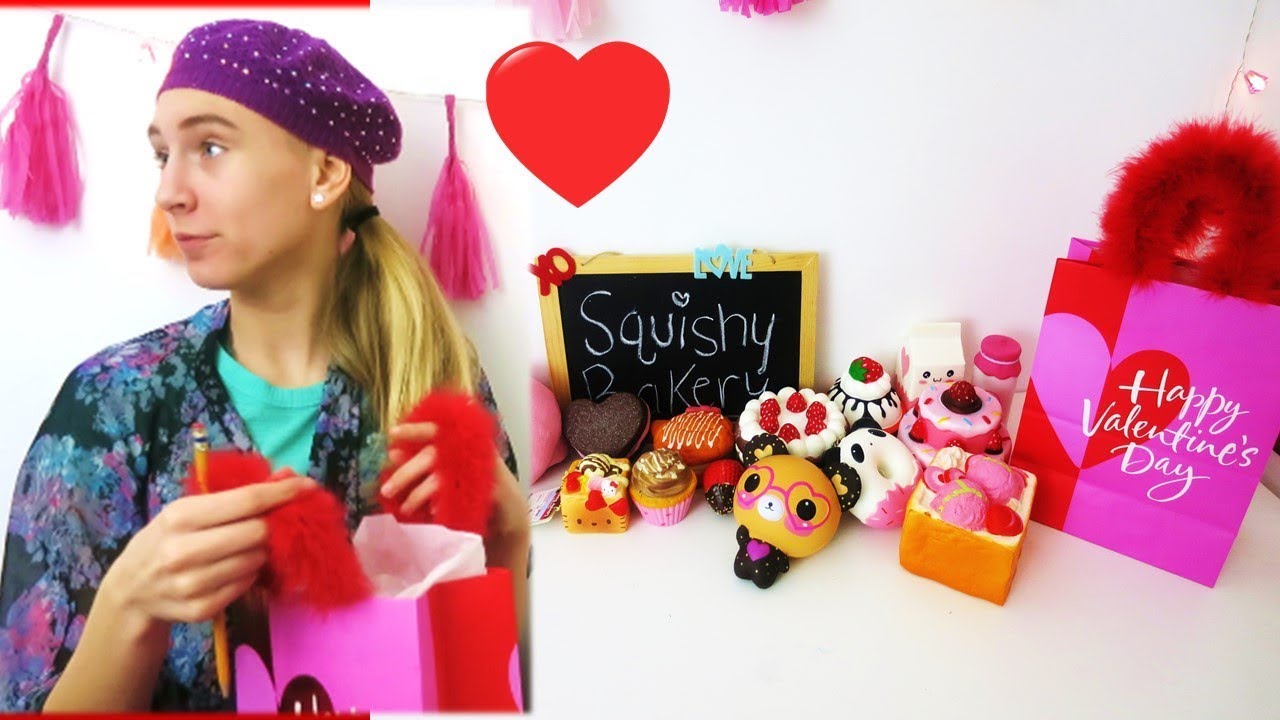 Valentine's Day at the Squishy Bakery (skit) - YouTube