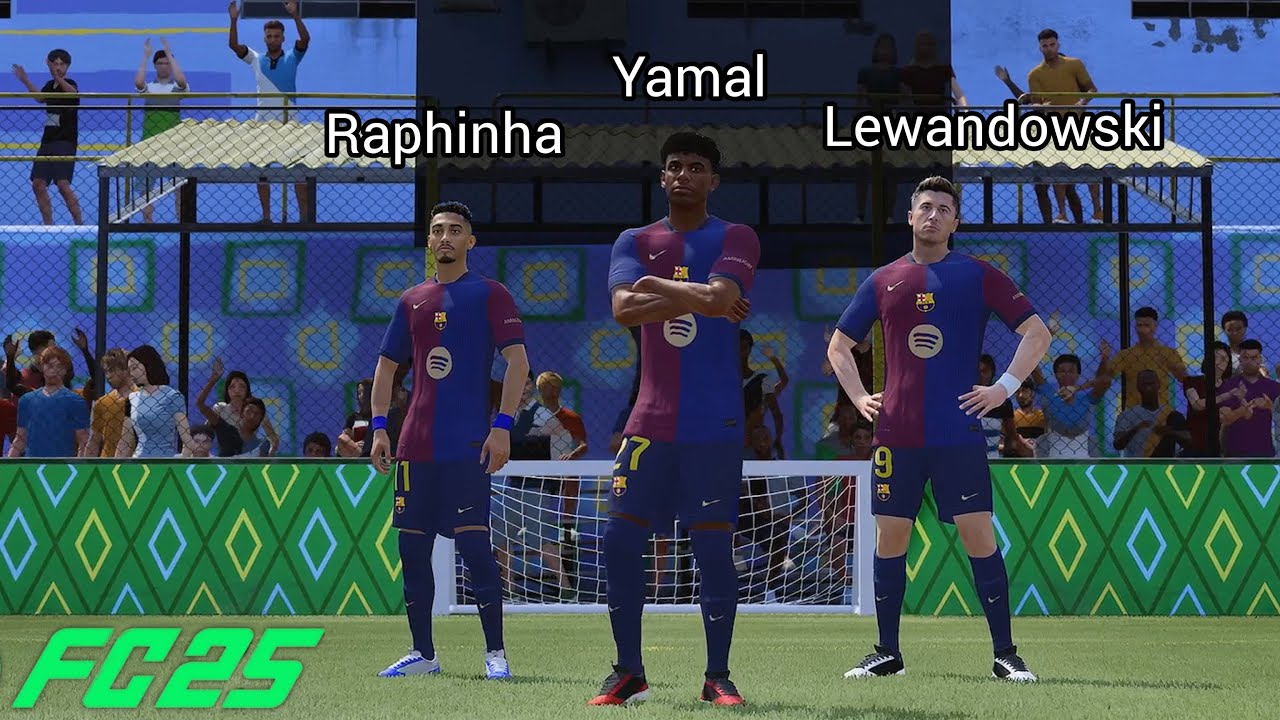 FC 25 VOLTA - Yamal Lewandowski Raphinha vs Mbappe Bellingham Rodrygo ...