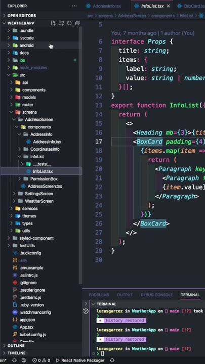Atalho útil No Vs Code👨🏻‍💻 Vscode Programação Programador Javascript Reactjs Reactnative 
