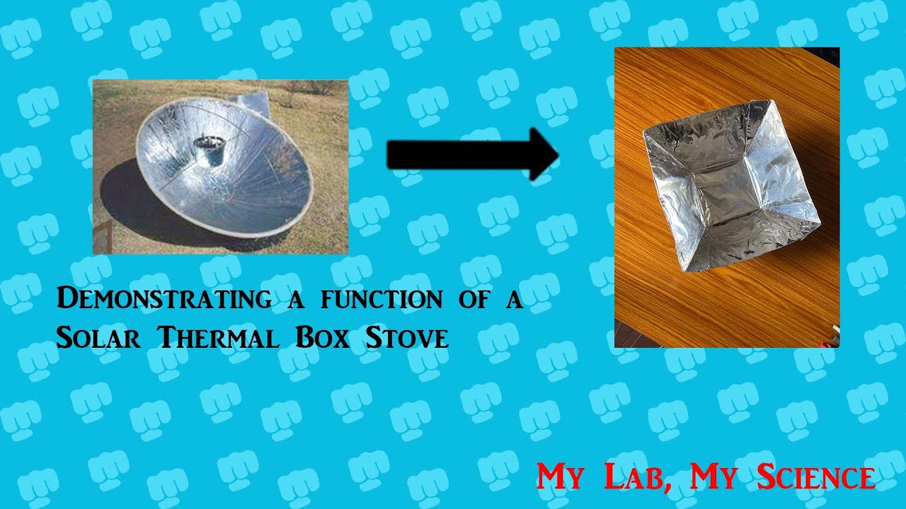 Demonstrating a Solar thermal box stove. - YouTube