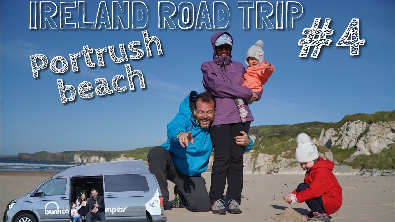 #4 Irlanda in Camper van - la spiaggia di portrush e Mussenden Temple ...