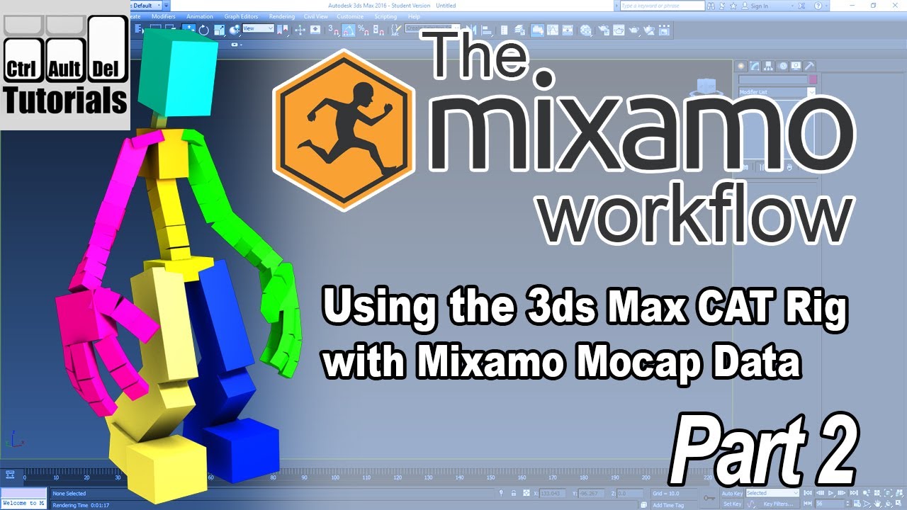 The Mixamo Workflow - Using Mocap with the 3ds Max CAT Rig - Part 2 of ...