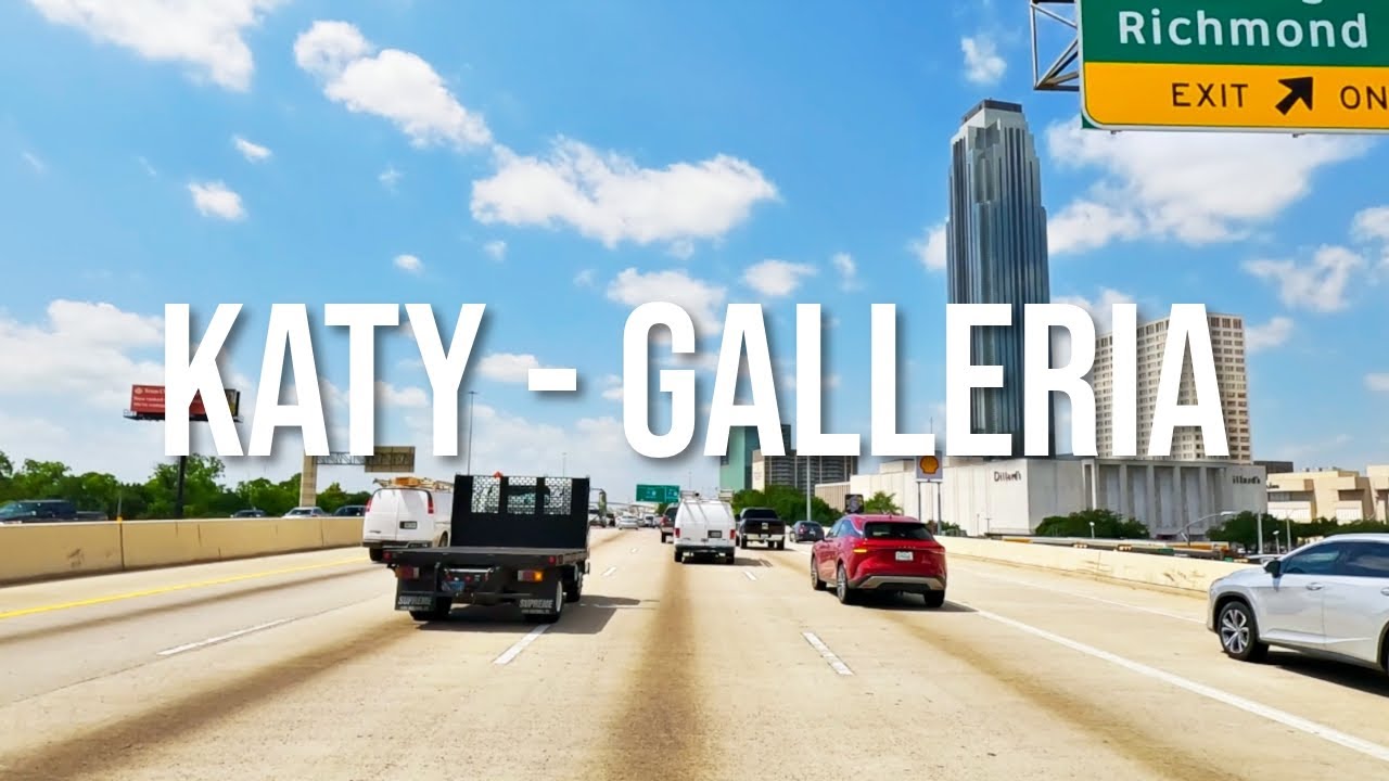 Downtown Katy to the Galleria! Drive with me to Houston, Texas! - YouTube