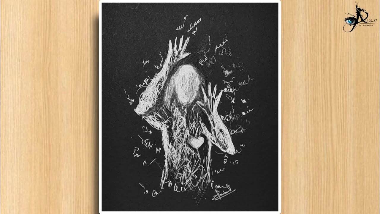 How to draw Hope for relief from pain and frustration || step by step ...