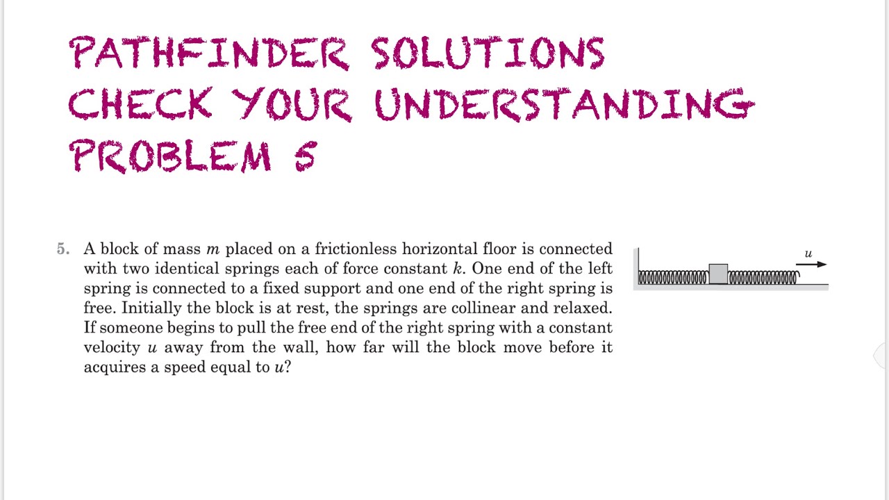 PATHFINDER SOLUTIONS | WAVES AND OSCILLATIONS | CHECK YOUR ...