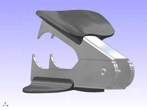 Staple Remover 3D model - YouTube