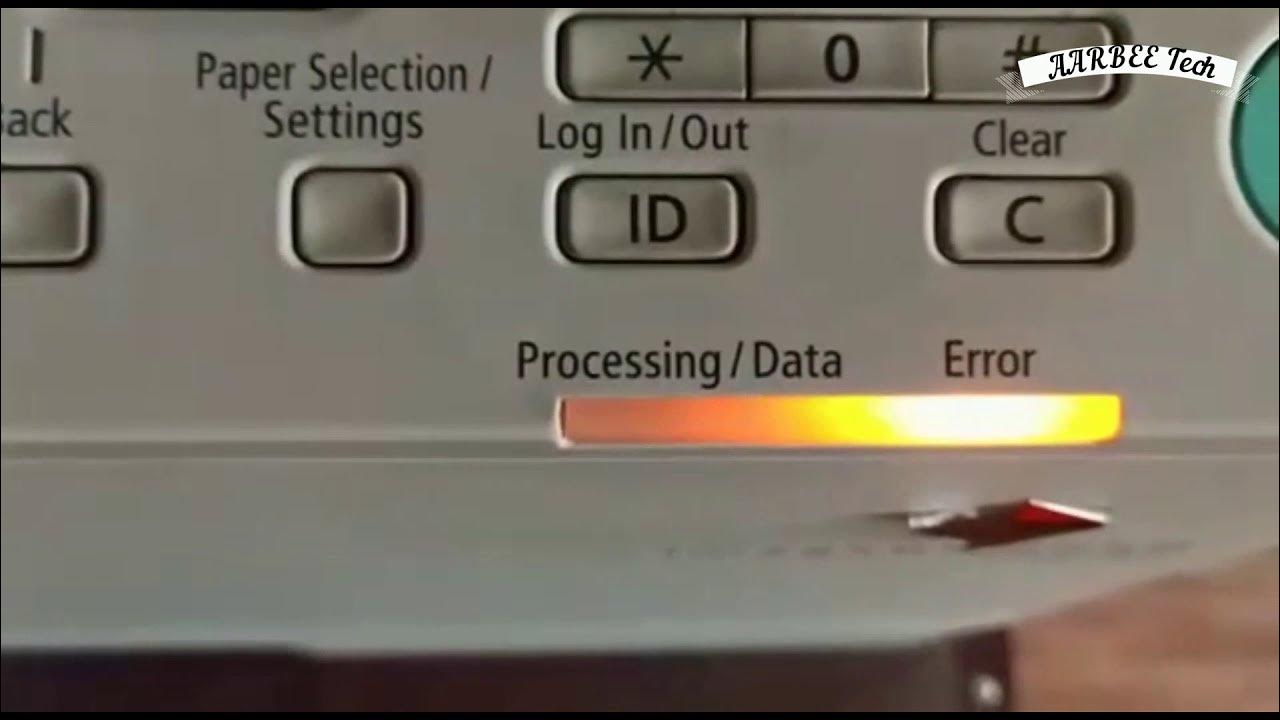 How to clear E000 - 0000 error in Canon 2002n / 2022 photocopier machine - YouTube