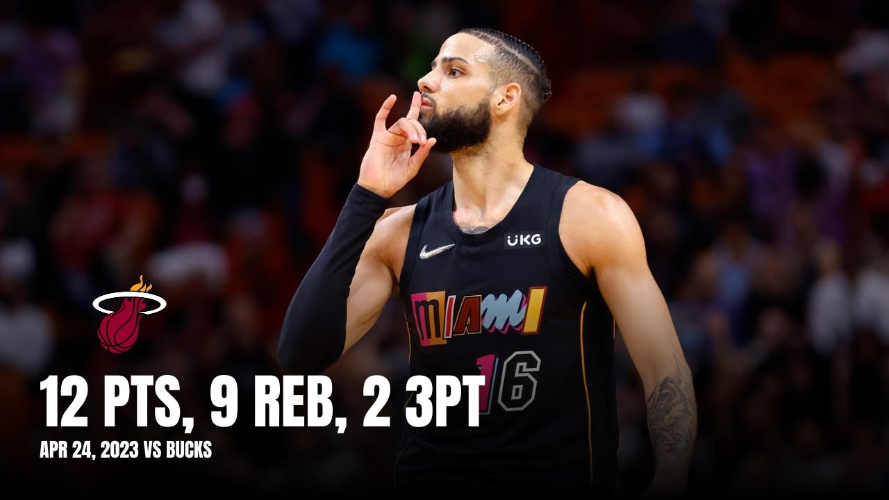 Caleb Martin (12 PTS, 9 REB, 2 3PT) Heat Highlights vs Bucks: Game 4 ...