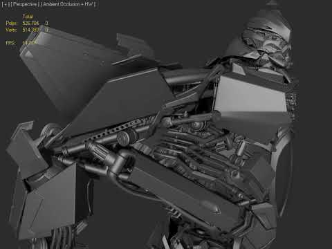 Transformers CGI Starscream (download model) - YouTube