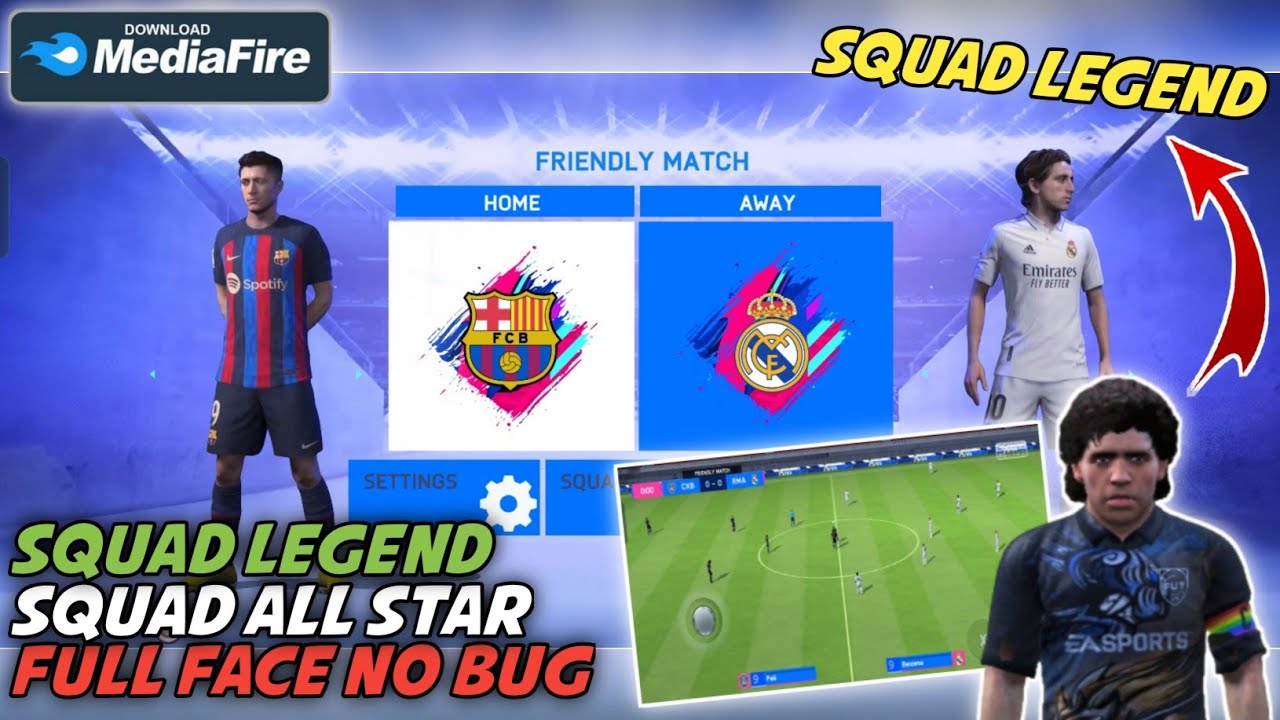 UPDATE LAGI!! FULL FACE NO BUG SQUAD ALL STARS SQUAD LEGEND|| fifa 16 ...