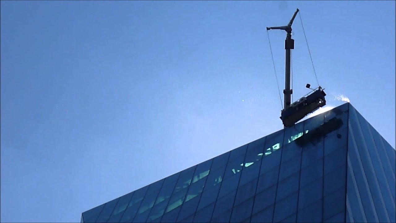 Windy Window Washing - YouTube