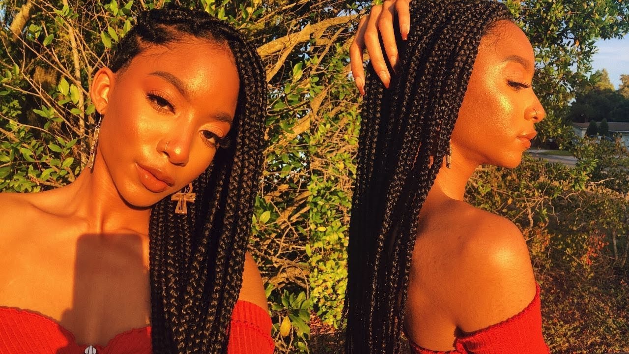 Cornrows x Box Braids Together FAIL?! (I tried to fix it! 🥴 ...