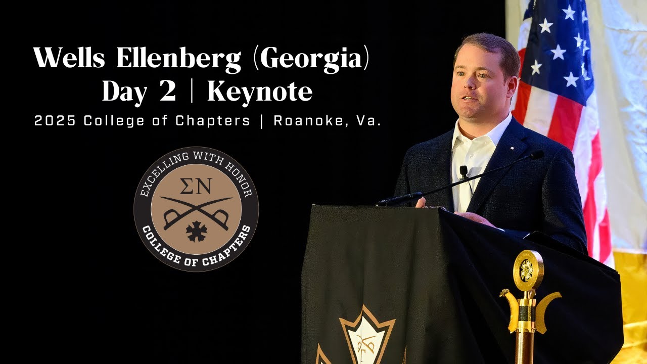 College of Chapters 2025 - Wells Ellenberg (Georgia) Keynote - YouTube