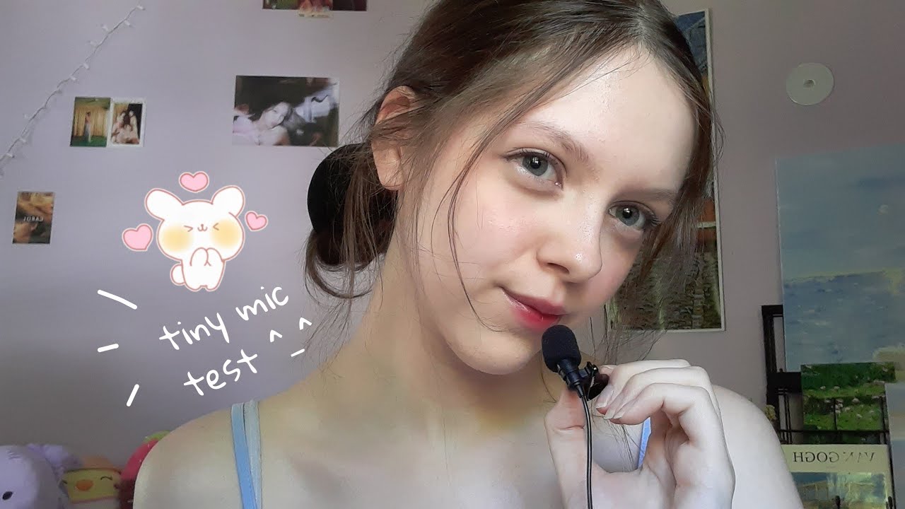 ASMR tiny mic test ˙꒳ ˙ lofi (whispering) - YouTube