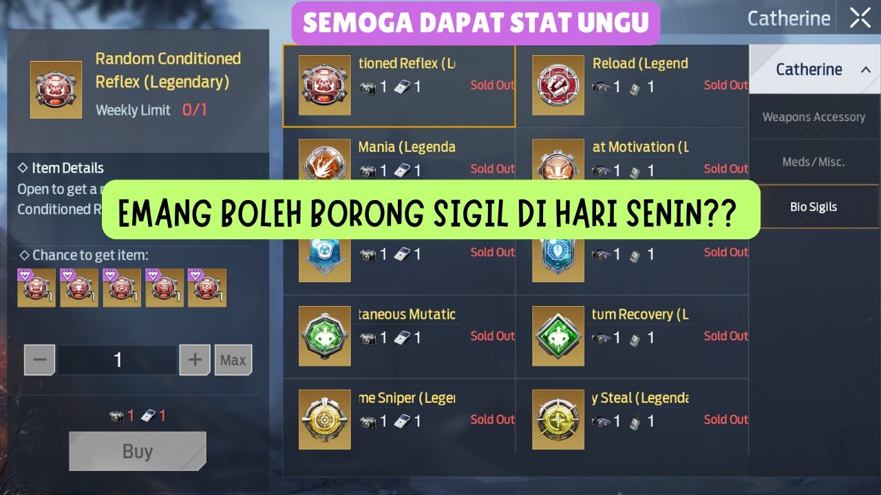 EMANG BOLEH BORONG SIGIL DI HARI SENIN ?? SIGIL SIGIL UNDAWN LAGIG AJA ...