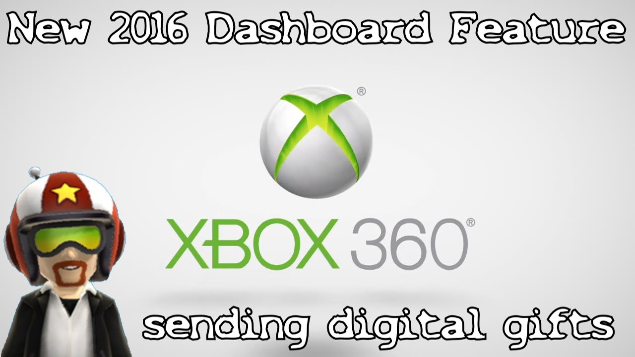 new 2016 xbox 360 dashboard feature sending digital gifts - YouTube