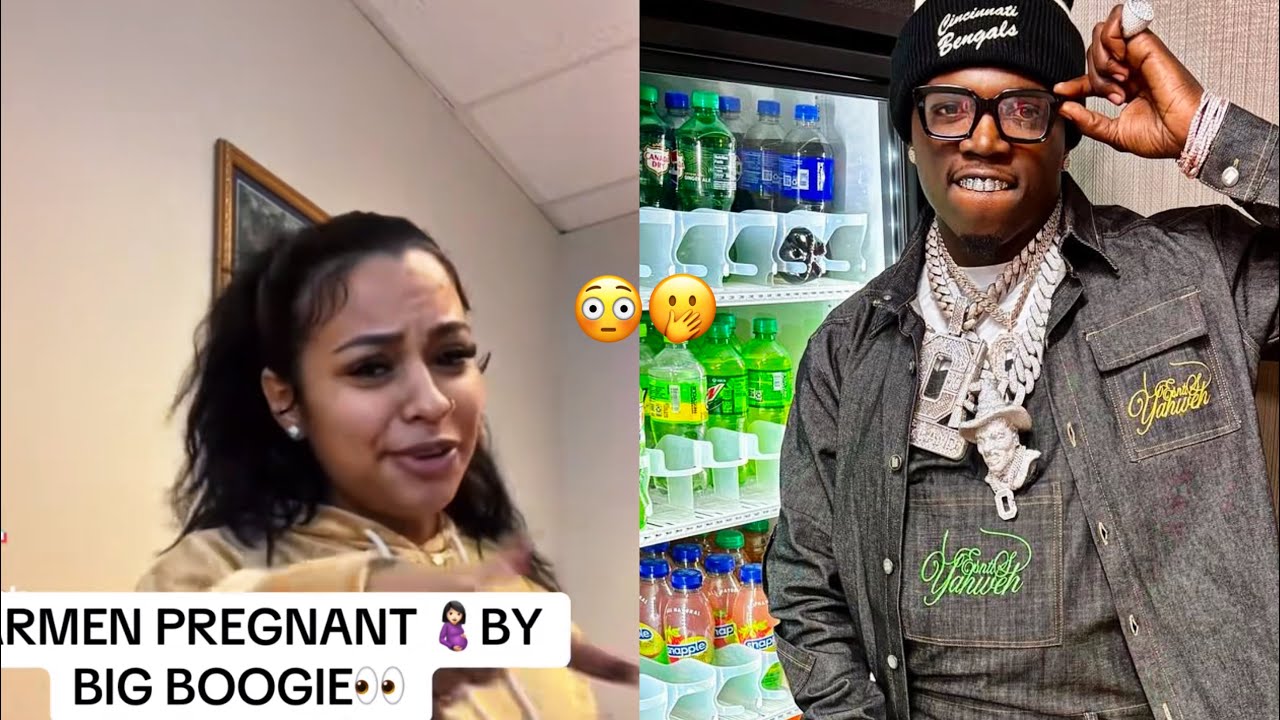 Carmen PREGNANT by Rapper Big Boogie🤰🏽⁉️She SPILLS the TEA on live🫢 - YouTube