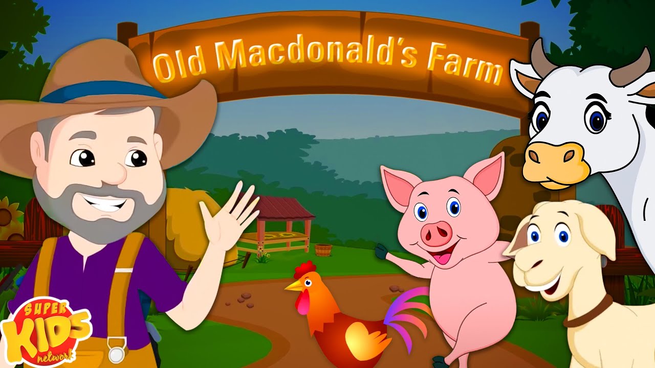 Old MacDonald Had A Farm & More Kindergarten Rhymes for Kids - YouTube