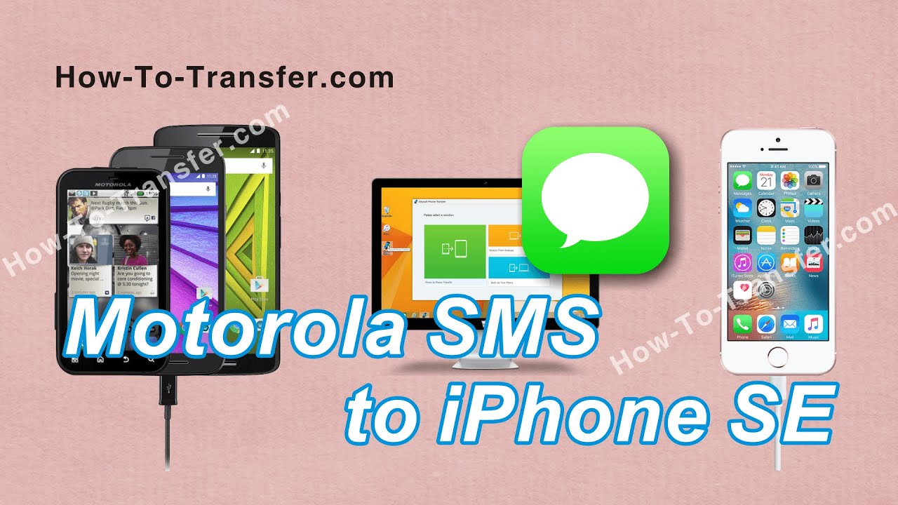 How to Switch SMS Text Messages from Motorola to iPhone SE - YouTube