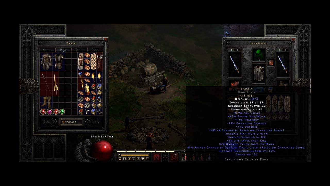 Making Enigma (15/15 Mage Plate base) - YouTube