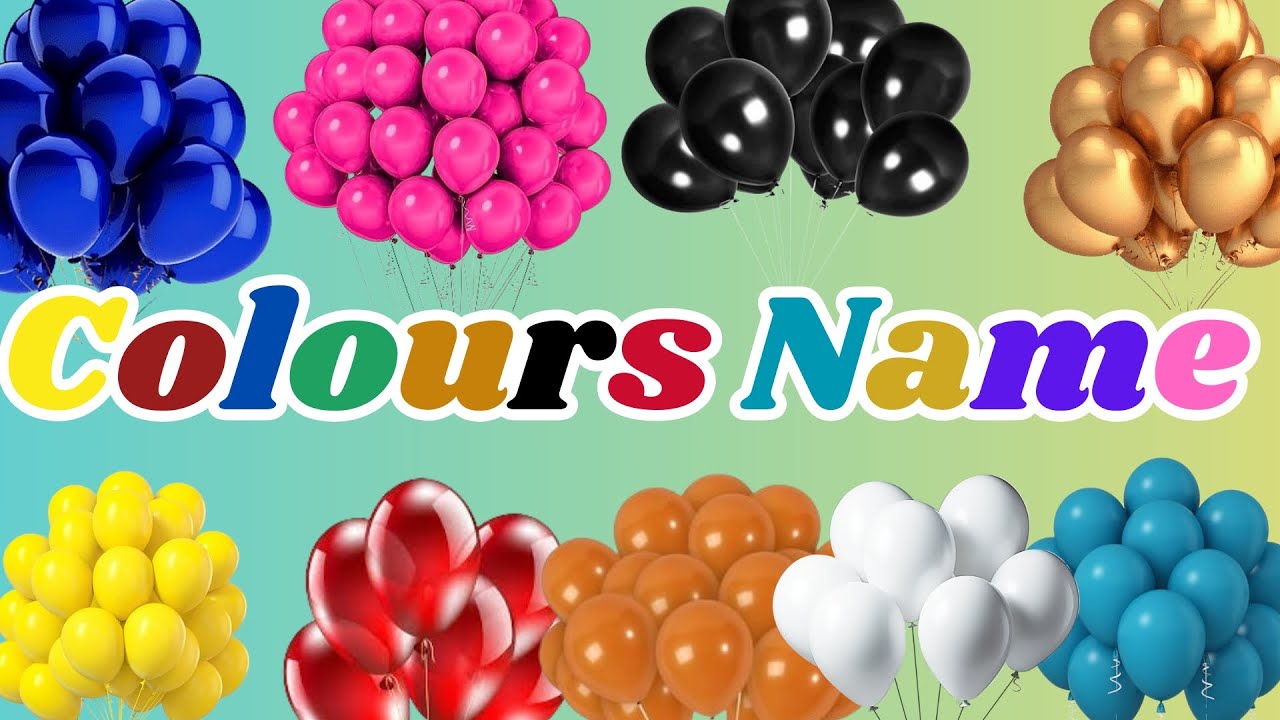 Colours Name | Colours Name for kids | Colours Name in English and ...