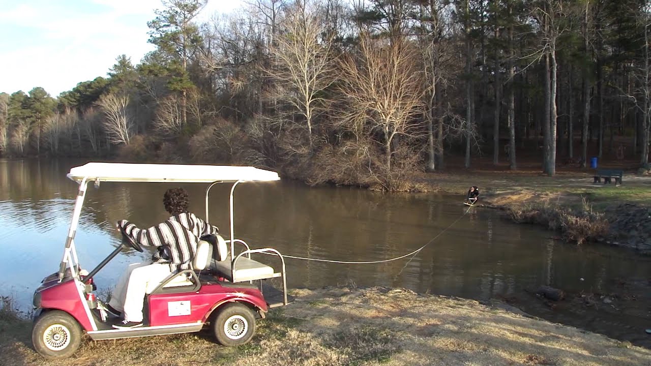 Peachtree City Golf Cart Surfing - YouTube