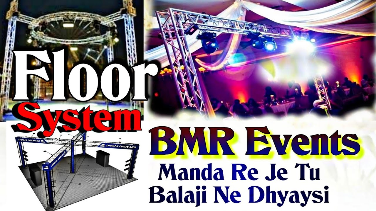 BMR SOUND System & Dancing Floor । BMR Cateres । बालाजी भजन - YouTube