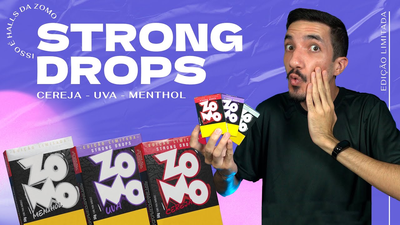TUDO SOBRE A NOVA LINHA ZOMO STRONG DROPS - YouTube