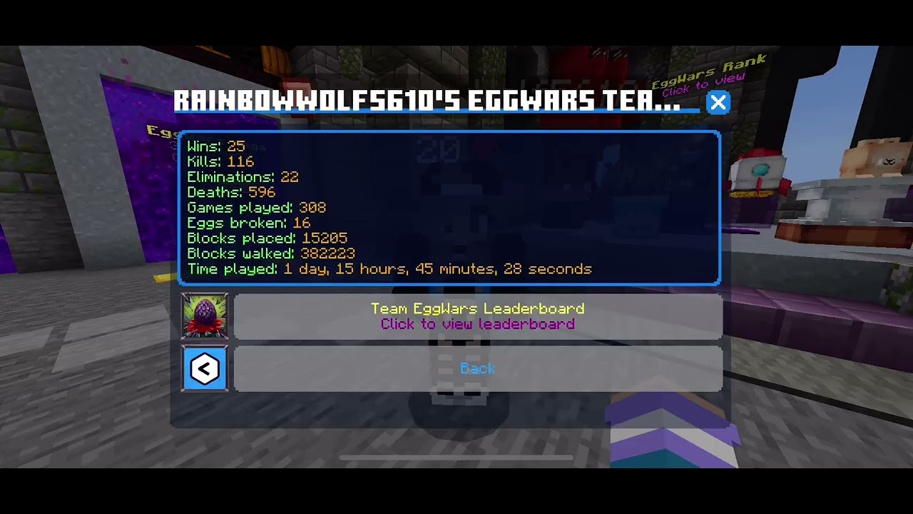 RainbowWolf5610’s CubeCraft Stats. - YouTube