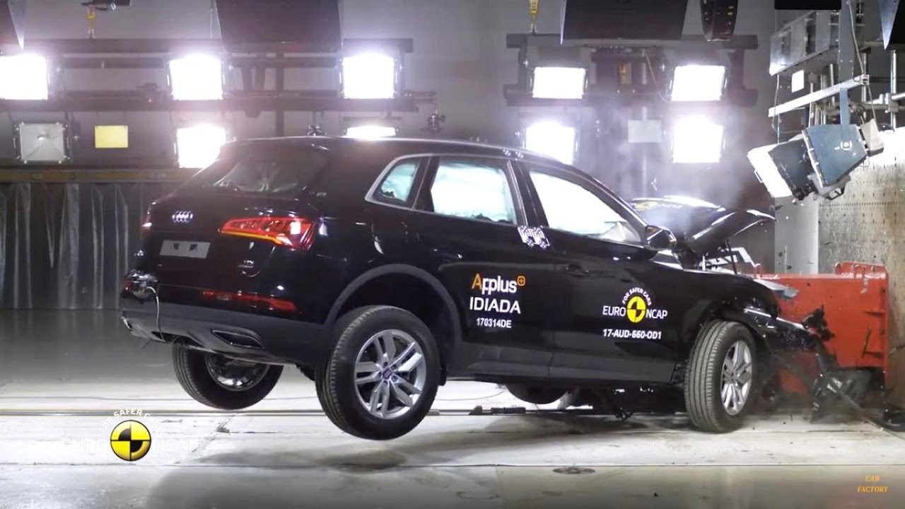 2017 Audi Q5 - Crash Test - YouTube