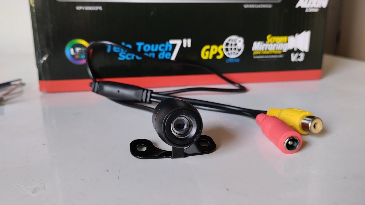 Como instalar câmera de ré, esquema de ligação - YouTube