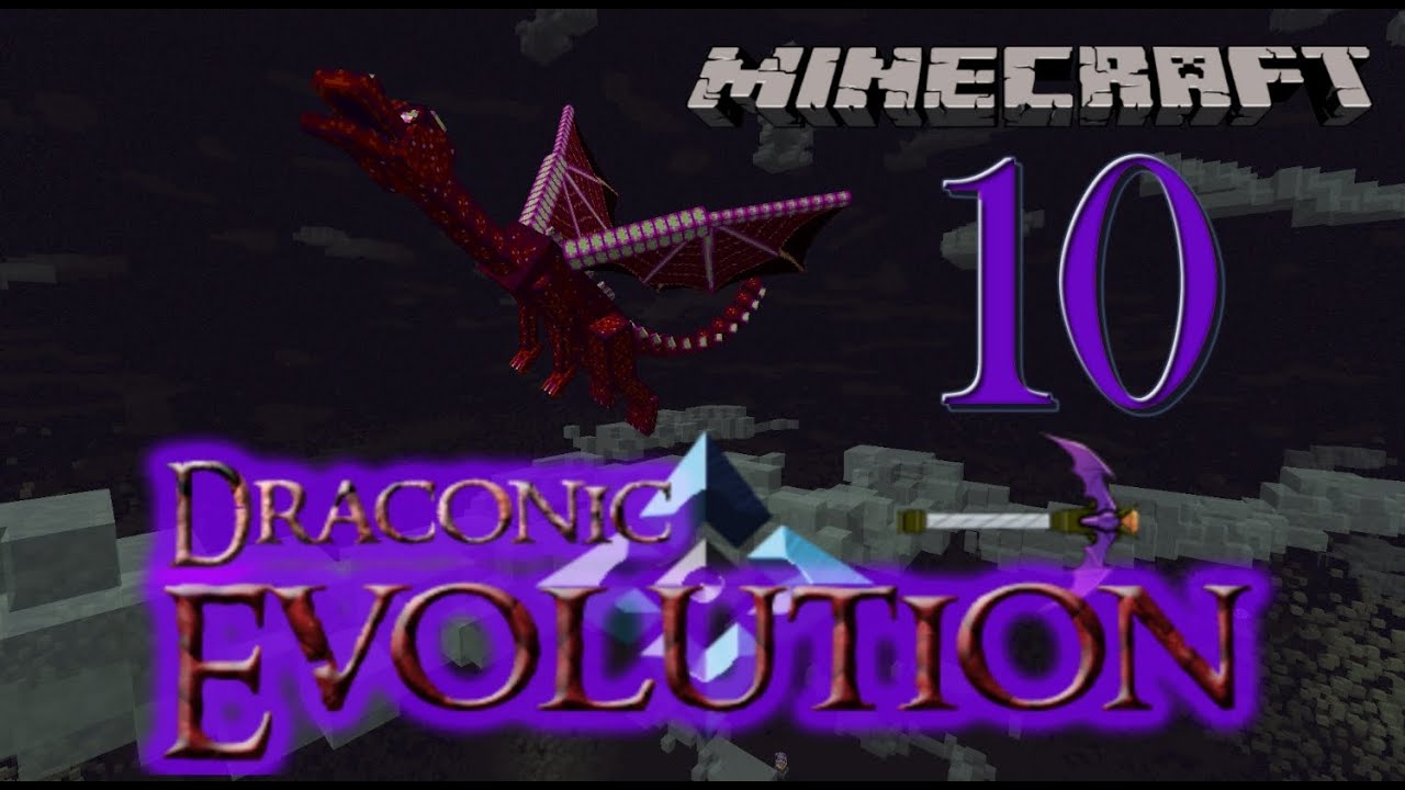 Minecraft Tutorial: Draconic Evolution: Part 10 - Chaos Guardian Dragon - YouTube