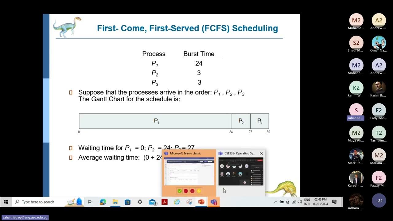 Operating Systems- Lecture (5) - Dr. Sahar Hagag - Spring 2024 - YouTube