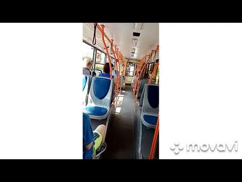 Поездка на аксм 32100D//20 троллейбусный маршрут - YouTube