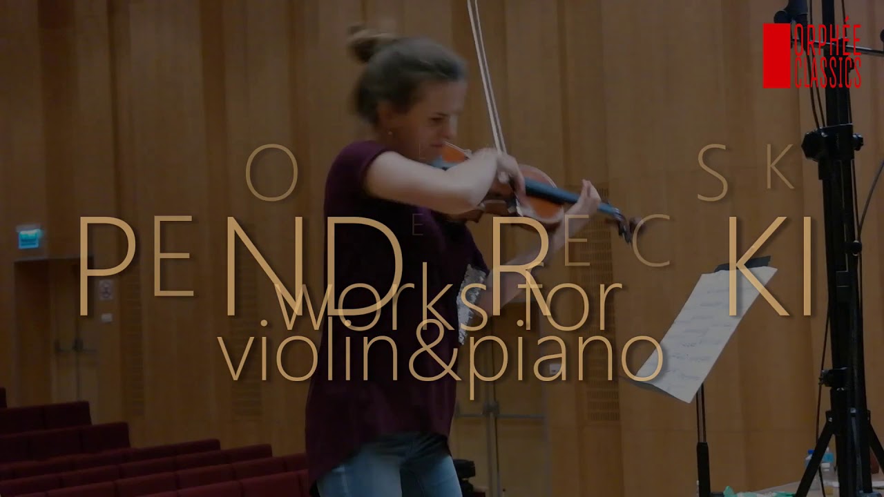 "Lutosławski, Penderecki - works for violin&piano" - recording sessions ...