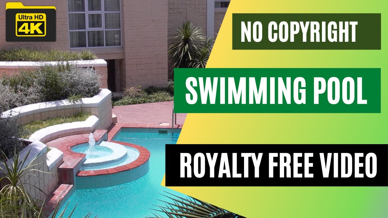 Drone Aerial View of Swimming Pool Architecture -Free HD Videos ,No ...
