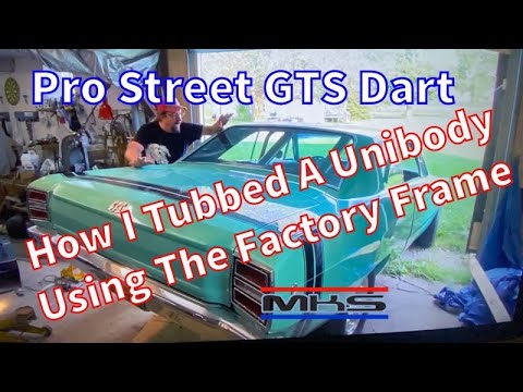 How I used FACTORY Unibody Frame Rails to Narrow and TUB my 1968 Pro ...
