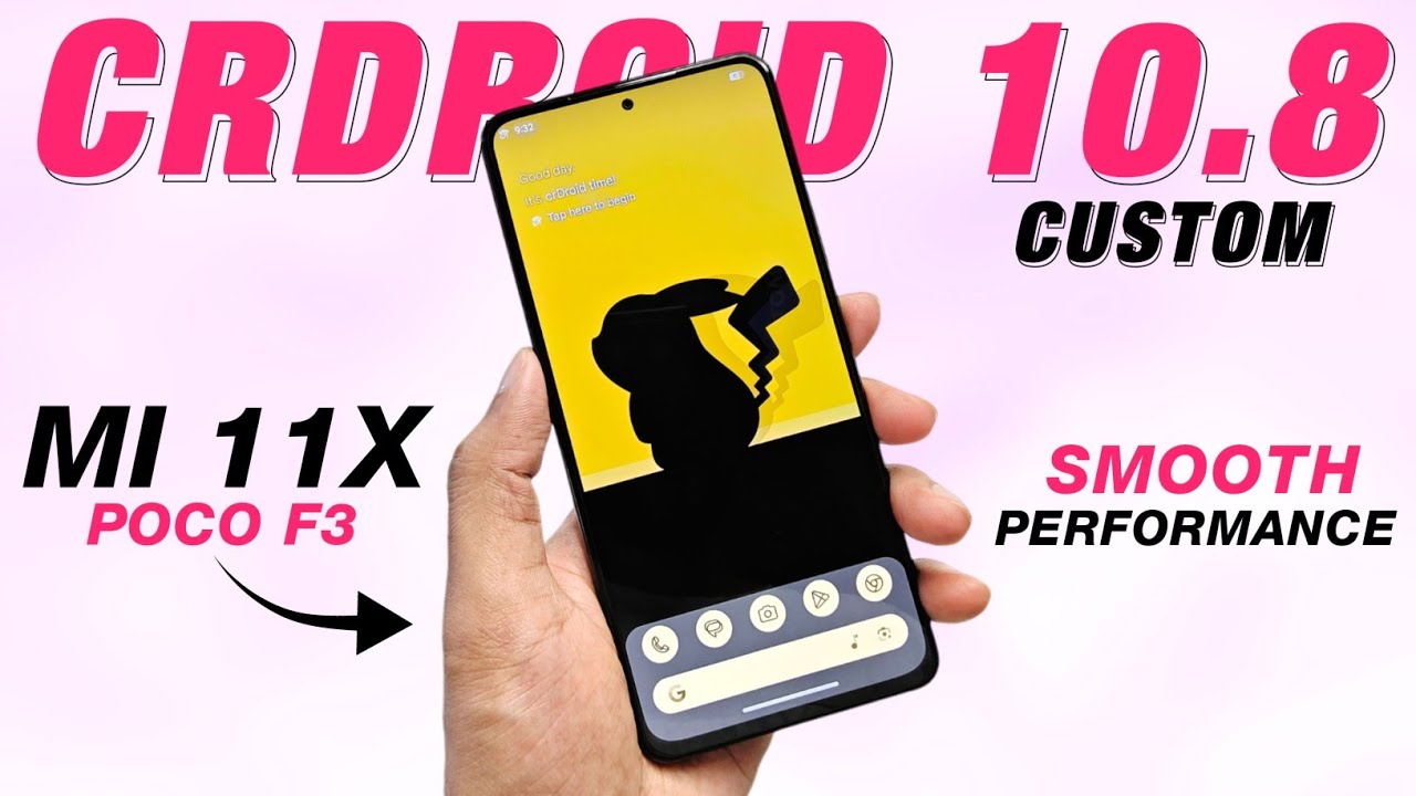 CrDroid 10.8 Custom For Mi 11X & POCO F3 | Android 14 | Smooth And Good ...