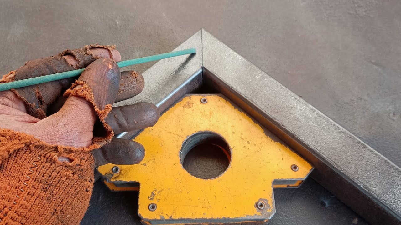 how to weld joints of thin square pipes with 90 degree accuracy for ...