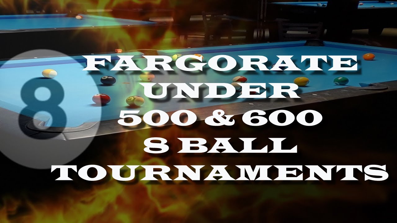 FargoRate 600 & 500 8 Ball Tournaments || Live from Banana's Billiards ...