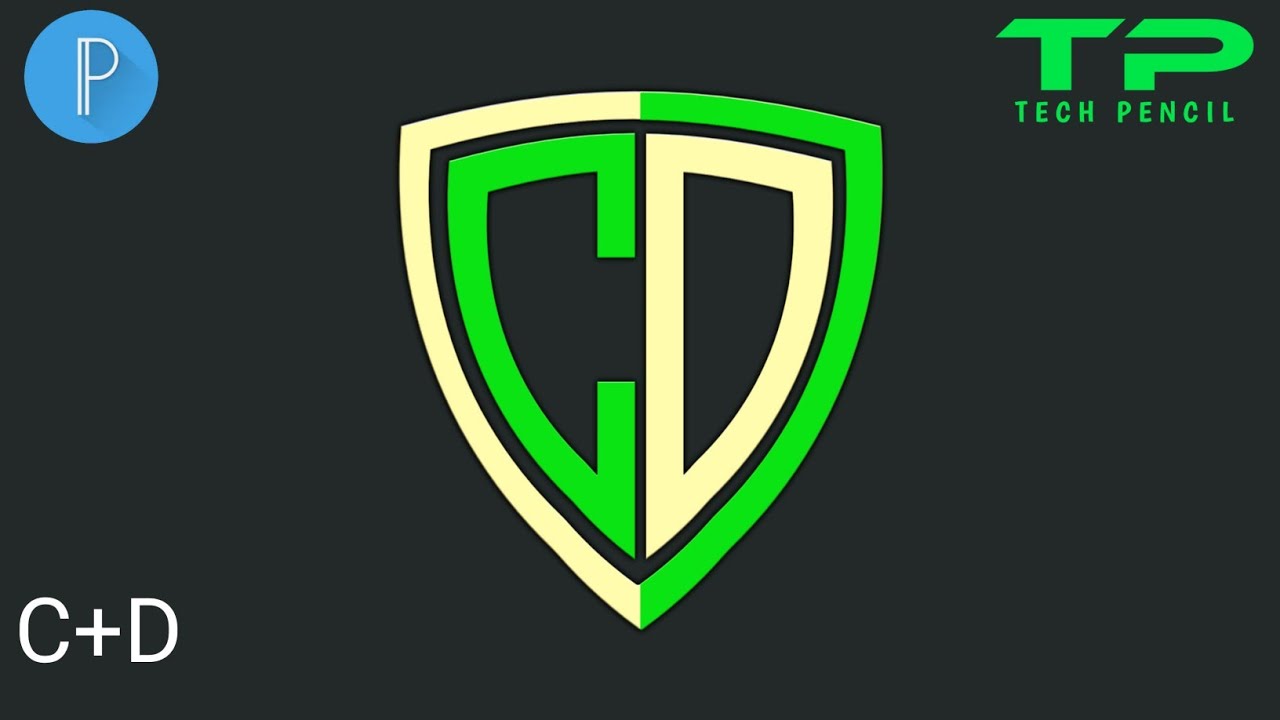 CD shield logo on Android Phone - Pixellab Tutorials - Tech Pencil ...