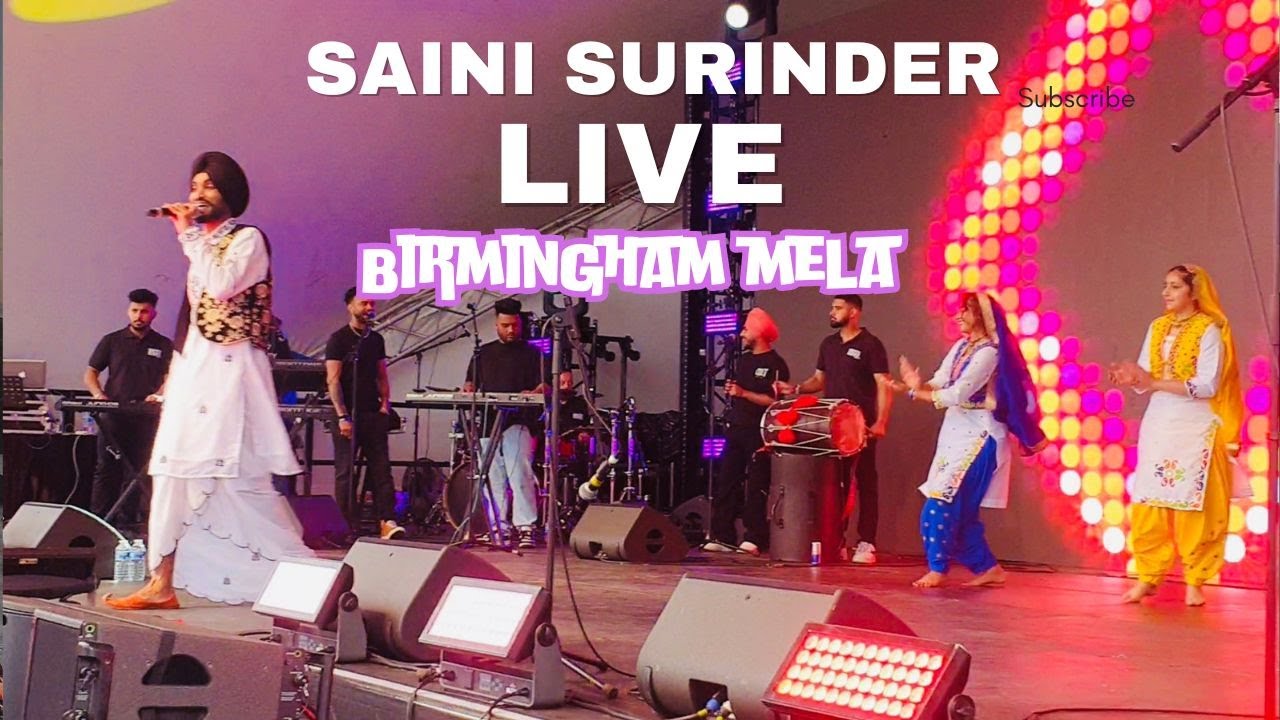 Saini Surinder | Live | Birmingham Mela | Latest Song 2024 - YouTube