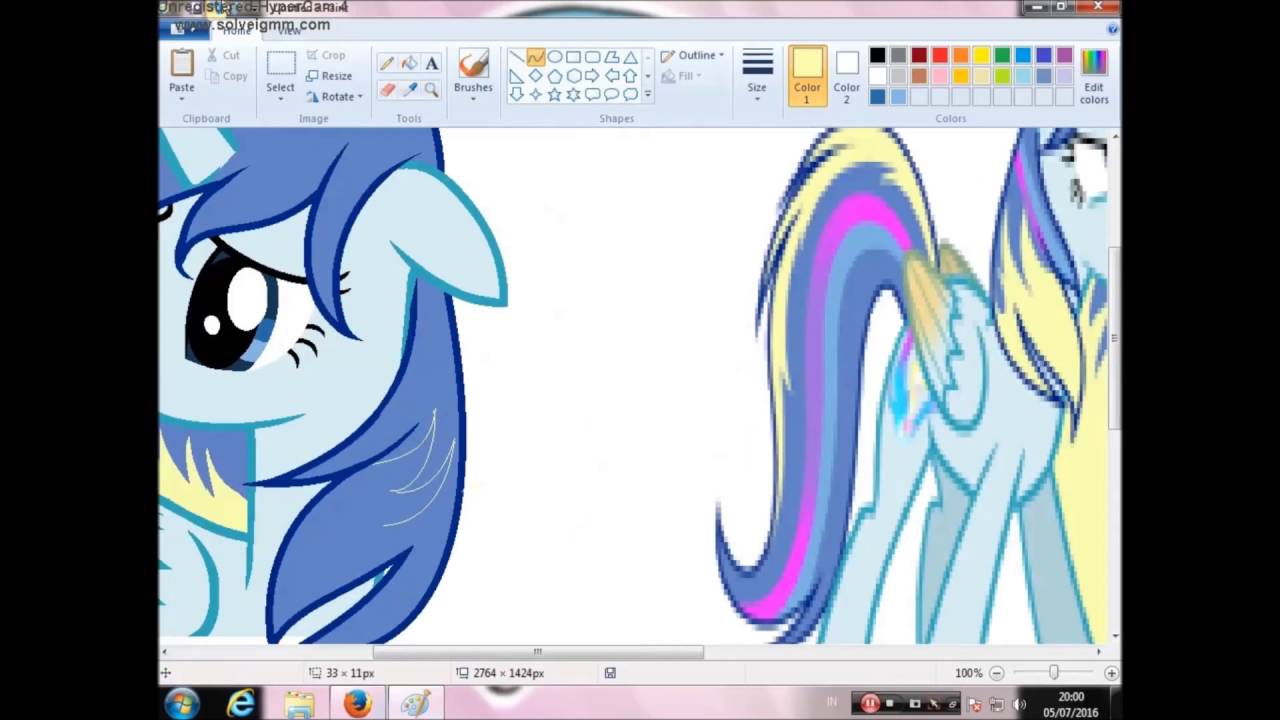 mlp Galaxy Star Sentry Speedpaint - YouTube