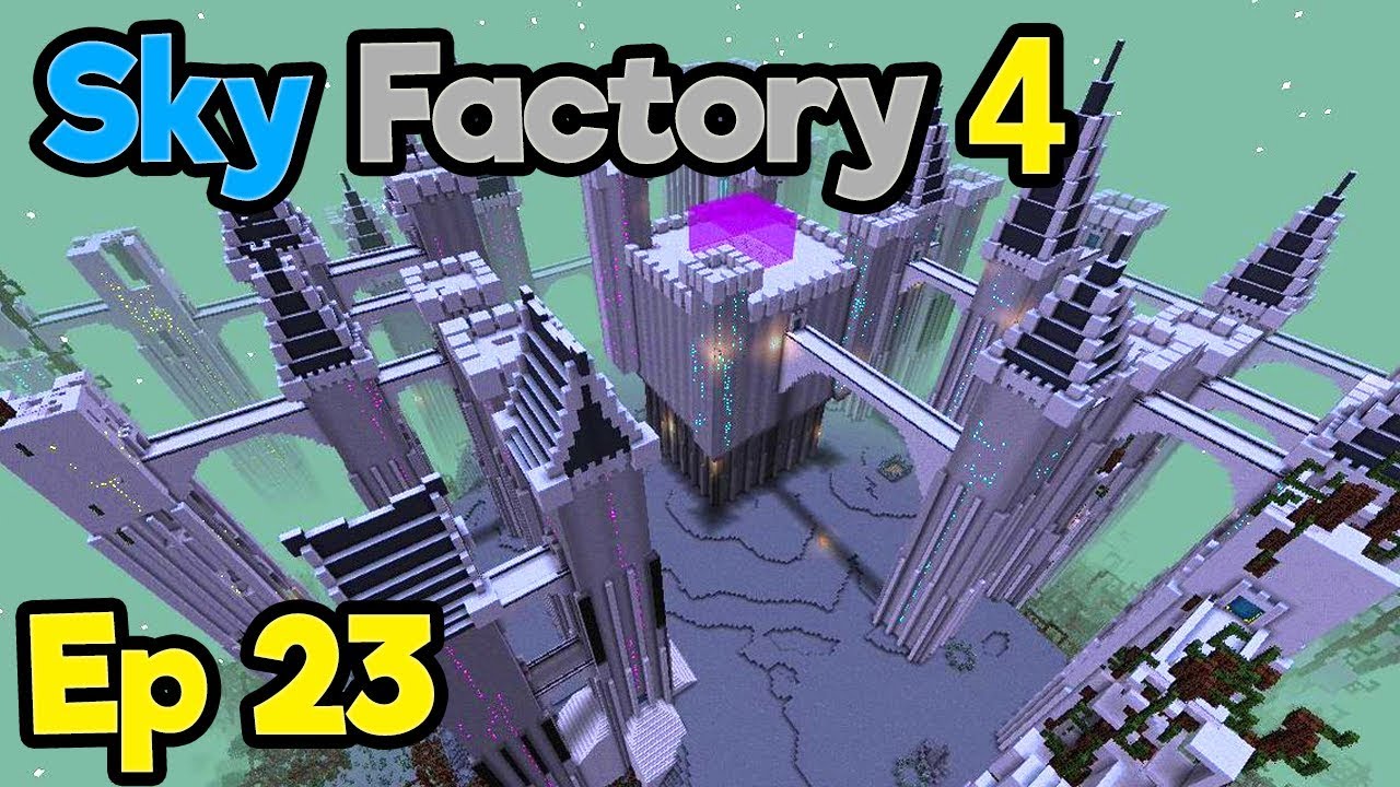 Base Reveal & Twilight Forest Finale | Minecraft Modpack: Sky Factory 4 | Ep. 23 - YouTube