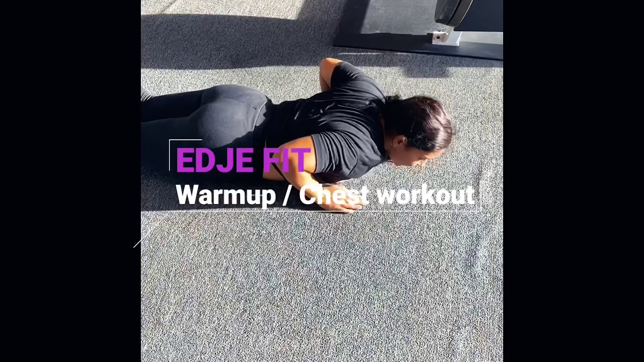 Warm up/ Chest workout - YouTube